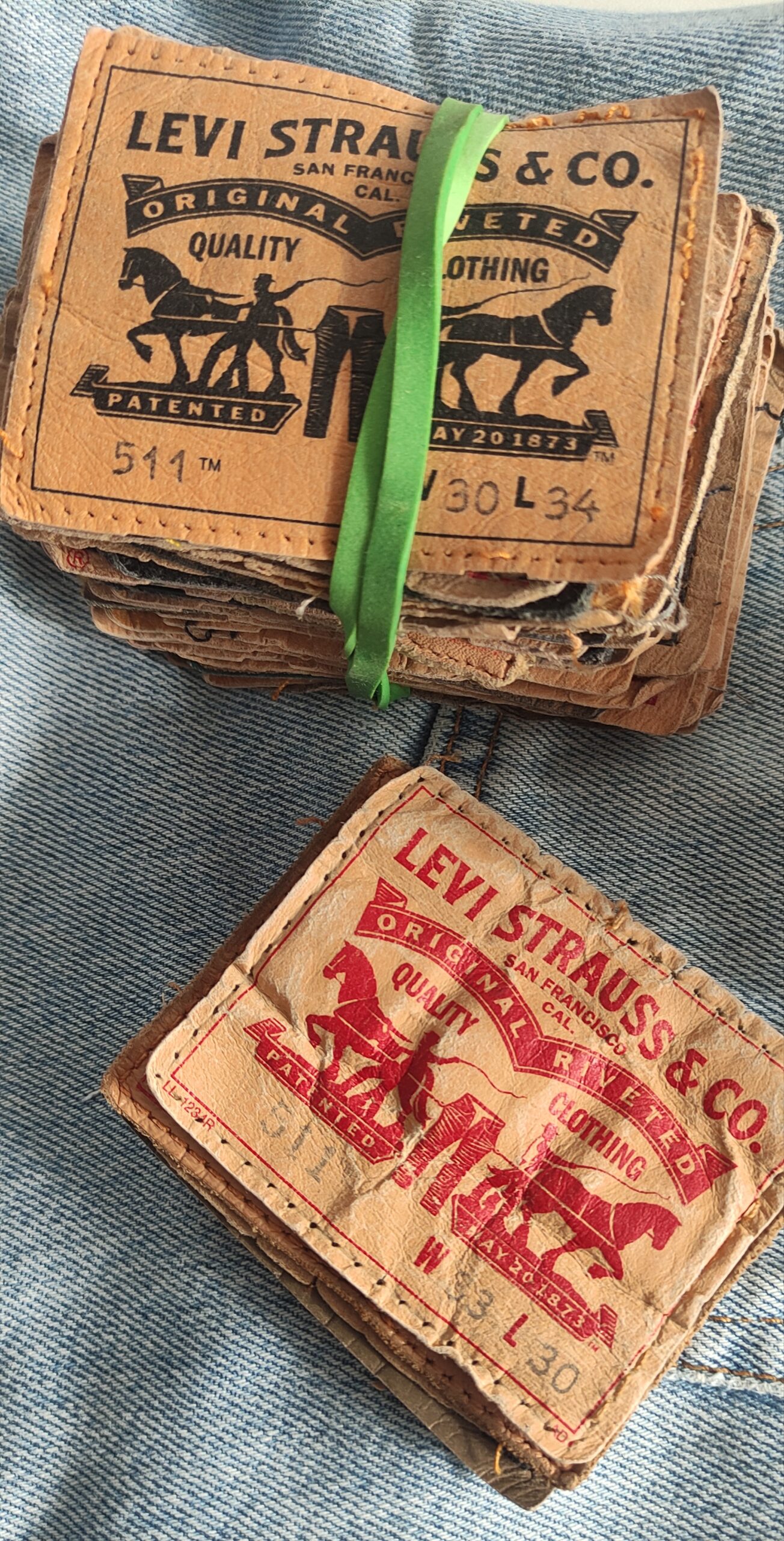 Etichette - Salpe - Jeans Levis Vintage 100 pz - The Vintage Store